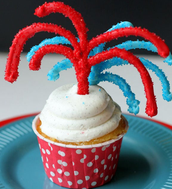 Firework Gender Reveal Cupcake Toppers at Douglas Reddin blog